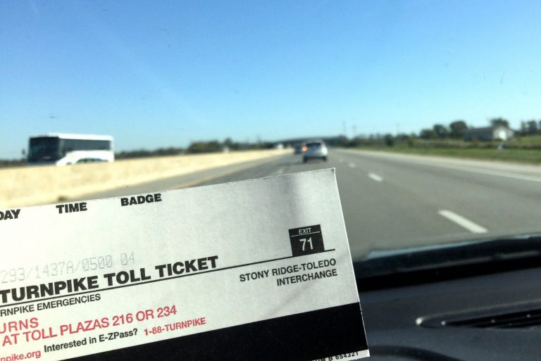 toll ticket Ohio Turnpike toledo - Worldwide Destination Photography ...